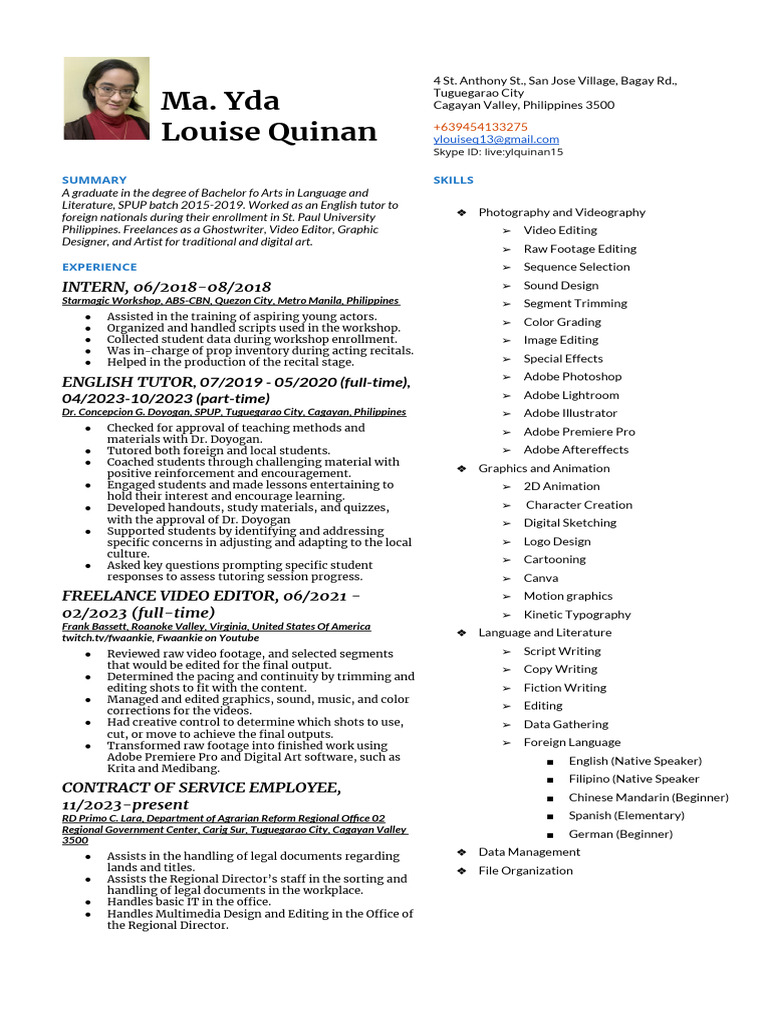Résumé 2024 | PDF | Editing