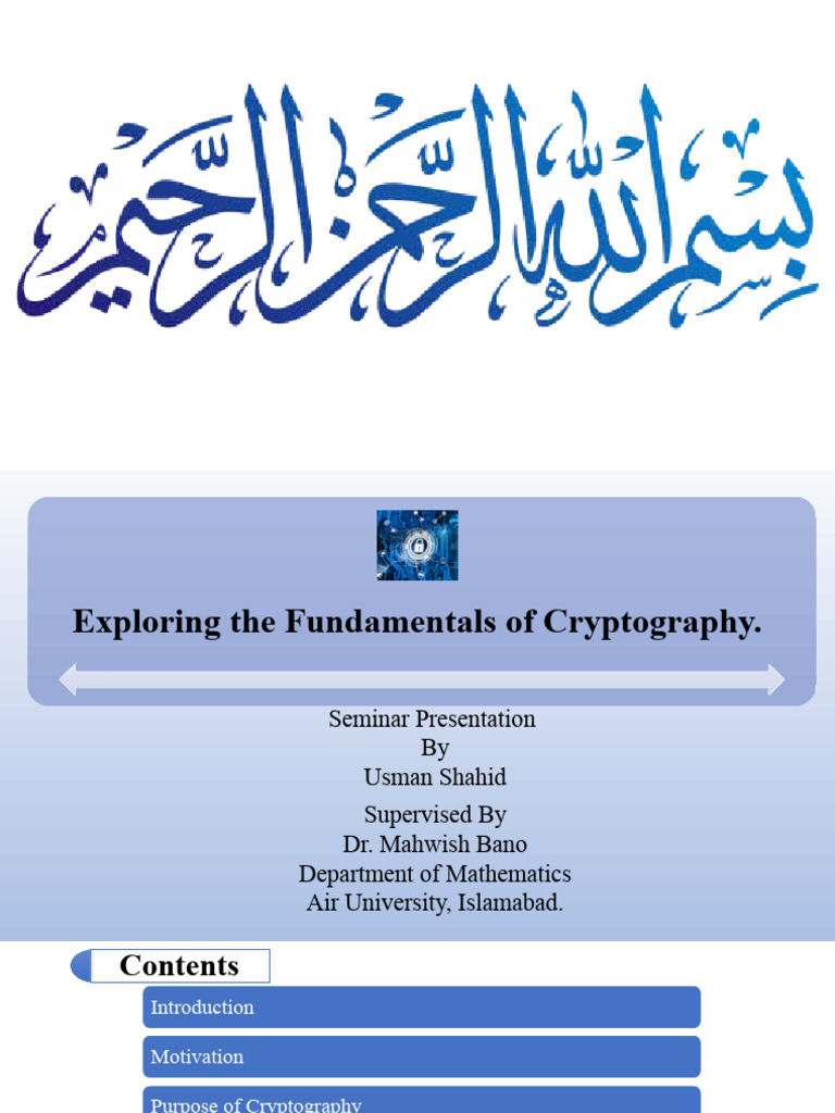 Seminar Presentation | PDF | Cryptography | Encryption
