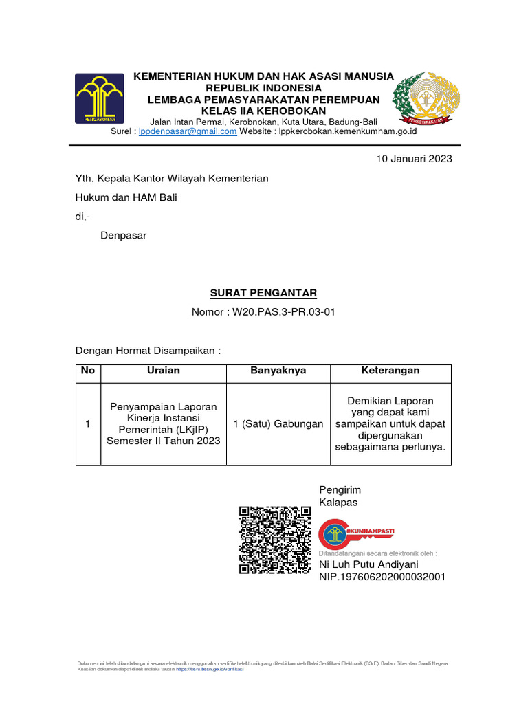 Lkip 2022 LPP Kerobokan New 10 Januari 2023 | PDF