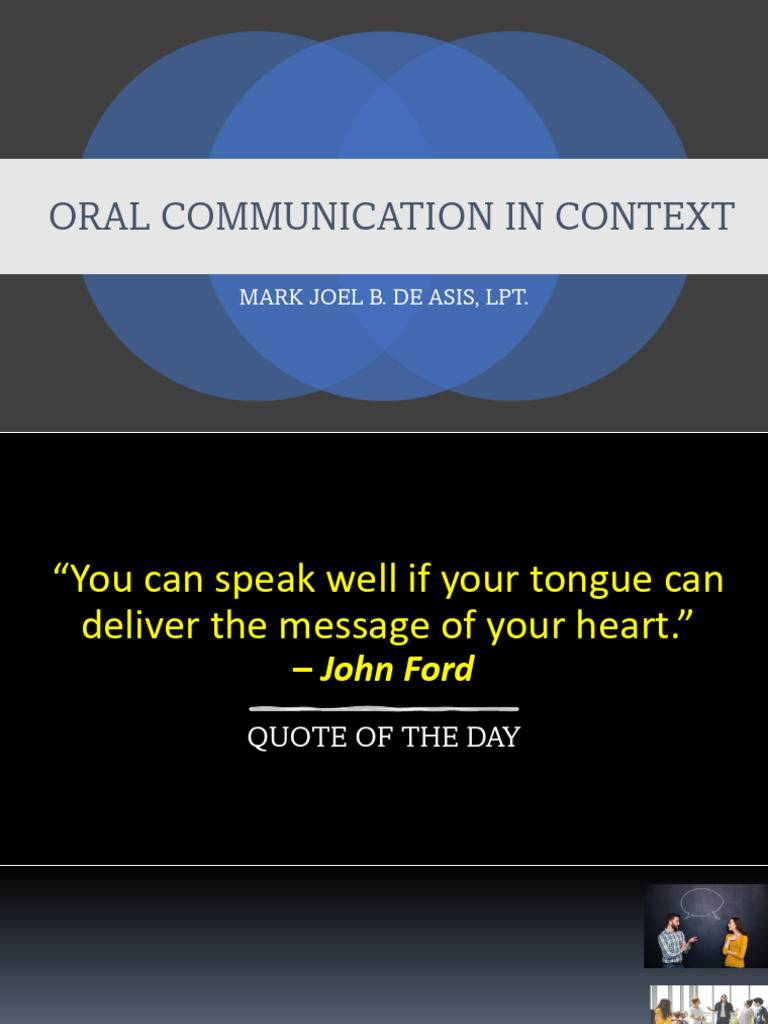 Contexts of Communication | PDF | Communication | Mind