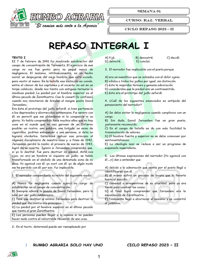 Libro Repaso - Parte I | PDF | Tomás de Aquino | Dios