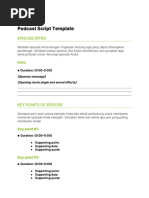 Contoh Naskah Podcast | PDF