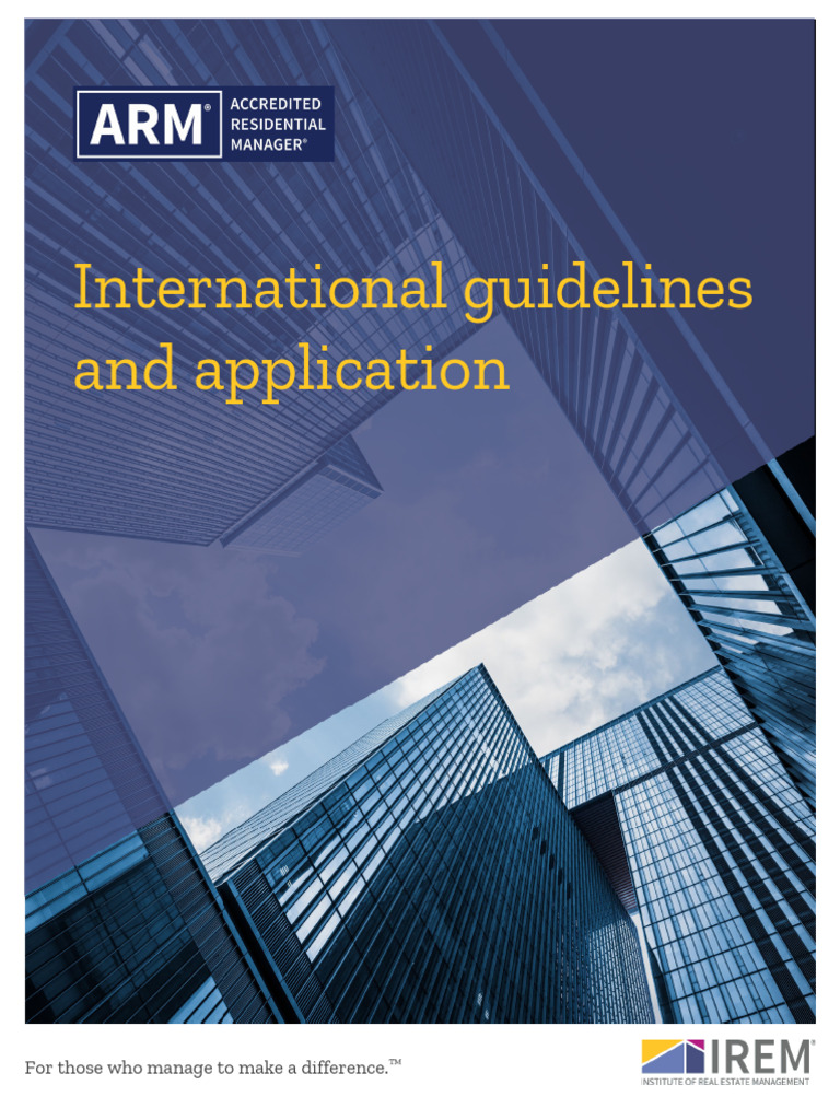 Intl Arm Guide | Download Free PDF | Property Management | Employment