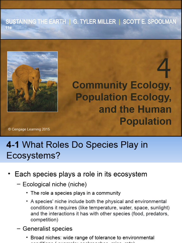 Class 7 - Population Ecology | PDF | Habitat | Ecological Niche