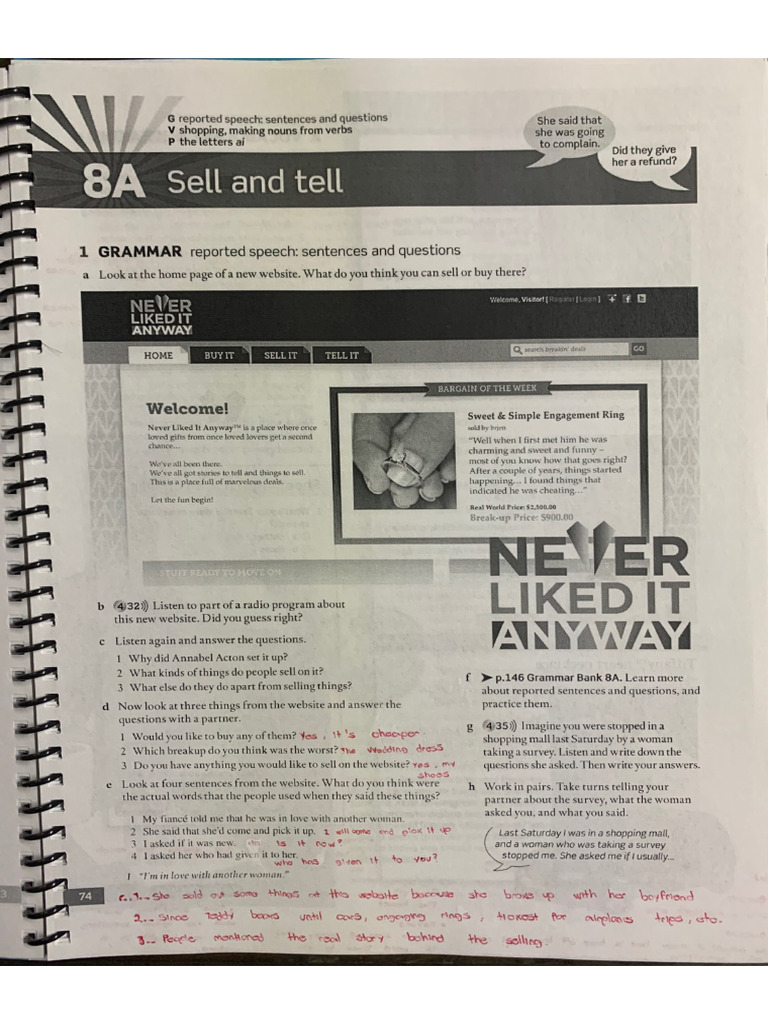 Students Book Unit 8 | PDF