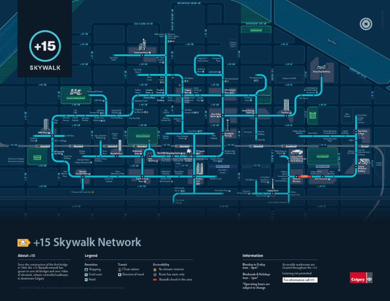 Plus 15 Skywalk Network Map | PDF