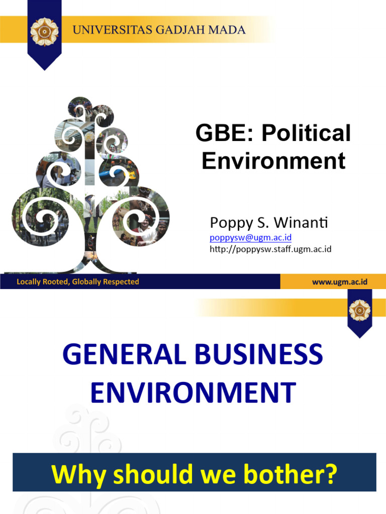 GBE Political Environment-PSWREV | PDF | Risk | Taxes