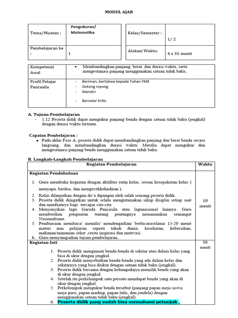 Ma MTK Pengukuran S2 | PDF | Sains & Matematika