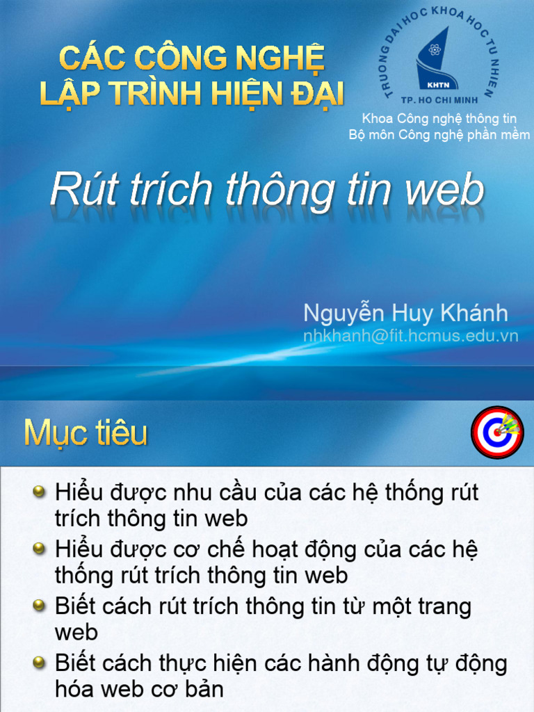 LTHD-06-Rut Trich Thong Tin Web | PDF