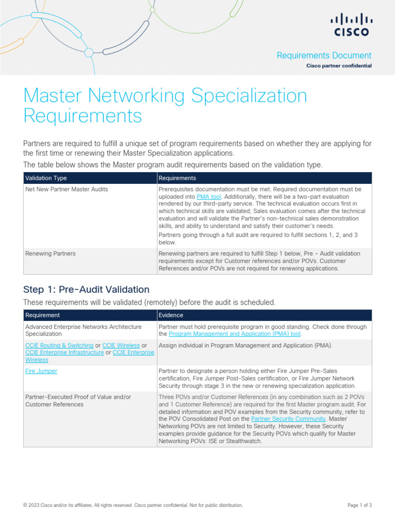 Cisco Partner Audit Guide | PDF | Audit | Regulatory Compliance