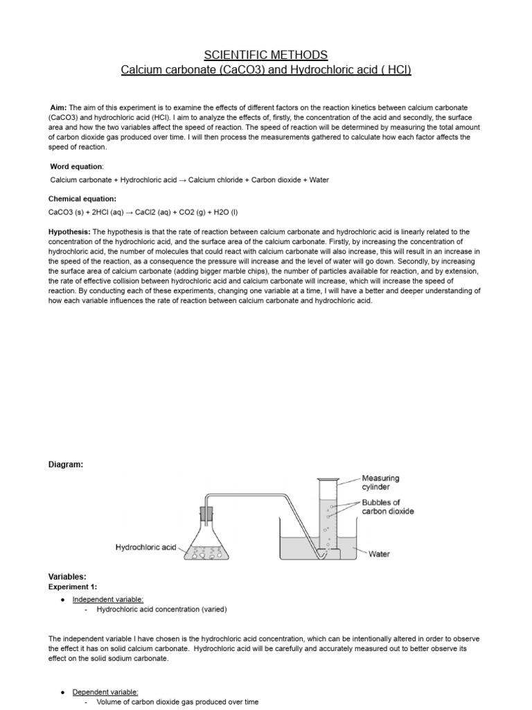 Scientific Methods | PDF | Acid | Gases
