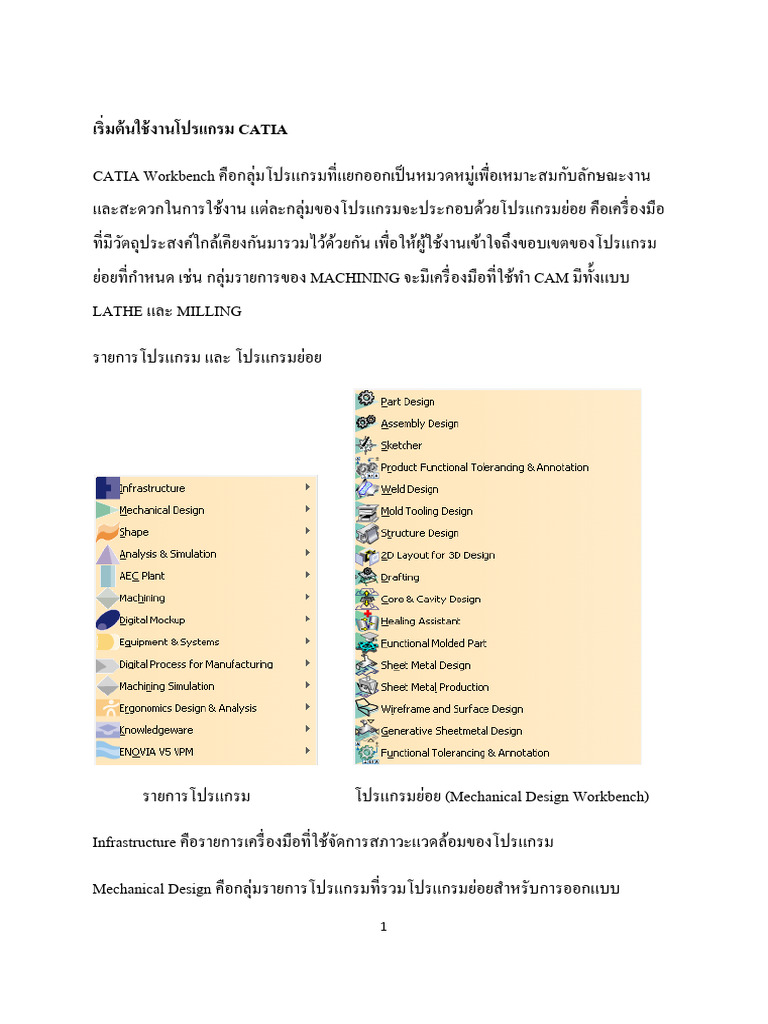 Catia 255301 Manual | PDF