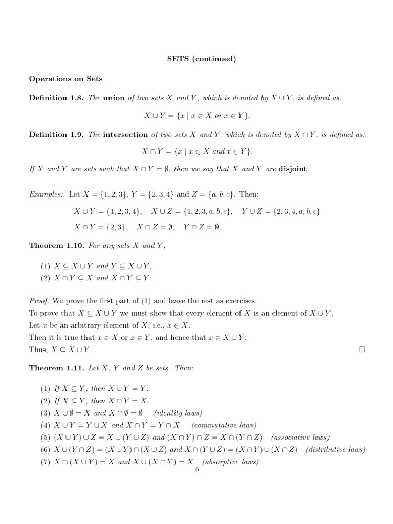 Discrete Computational Structures Notes Pdf Mathematical Proof Empty Set