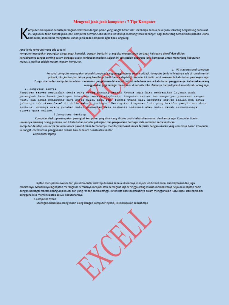 Mengenal Jenis | PDF