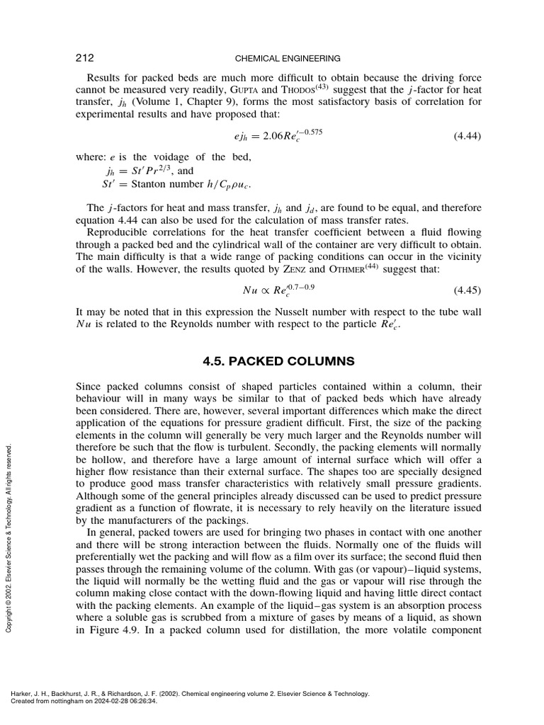 Chemical Engineering Volume 2 - (Chapter 4. Flow of Fluids Through ...