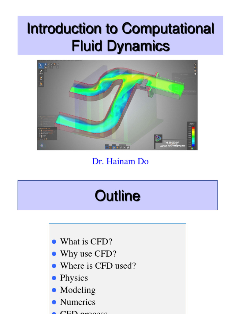 Introduction ComputationalFluidDynamics | PDF | Fluid Dynamics | Computational Fluid Dynamics