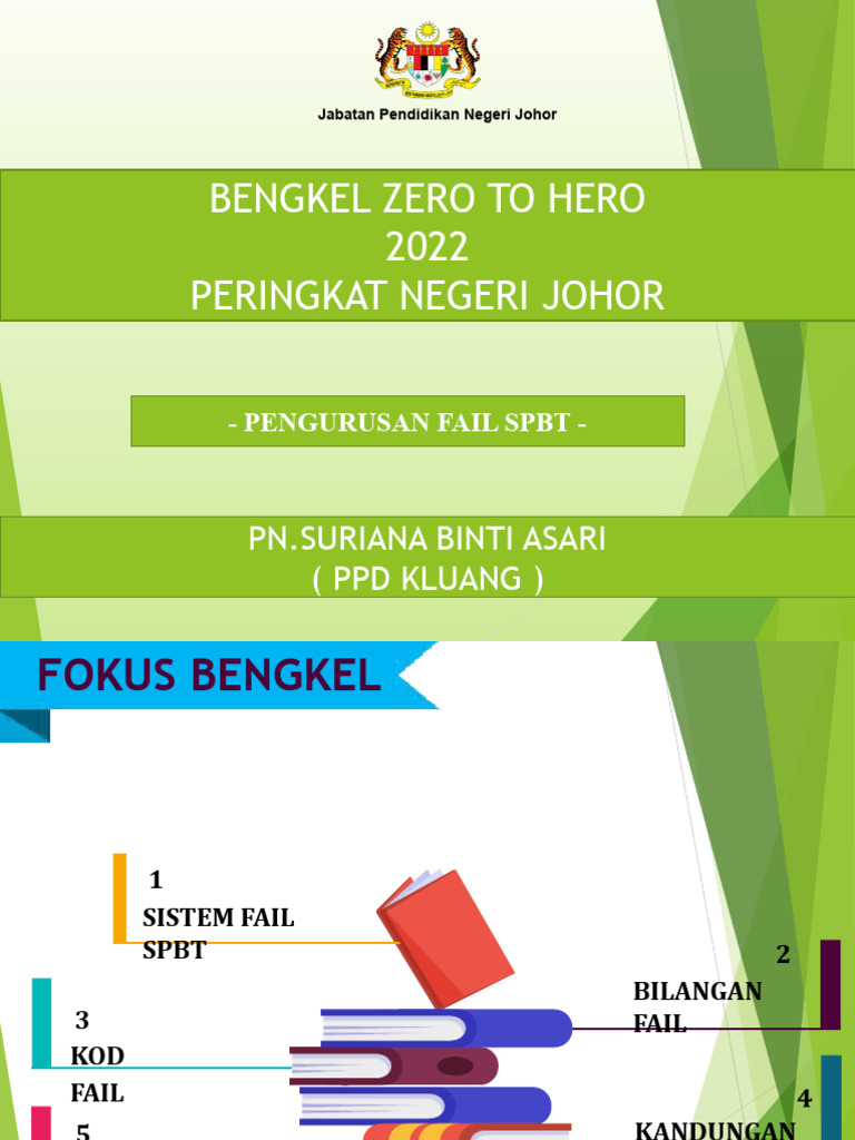 Pengurusan Fail SPBT - Program Zero To Hero | PDF