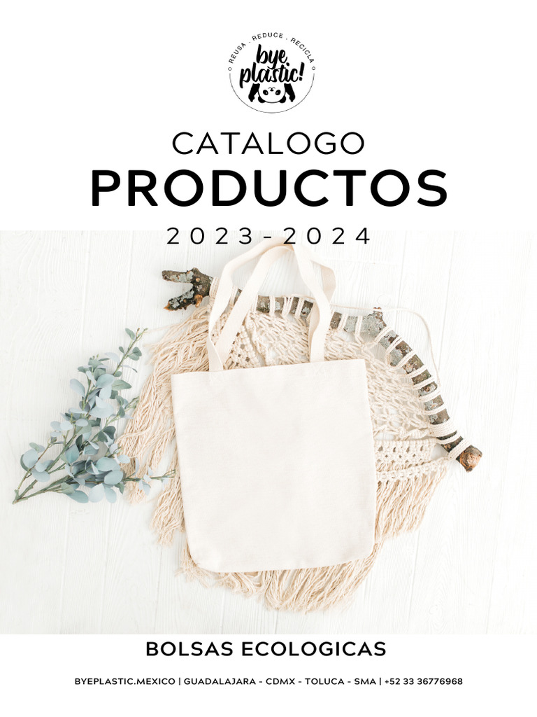 Catalogo Bolsas 2024 Byeplastic | PDF | Tela no tejida | Materiales biodegradables