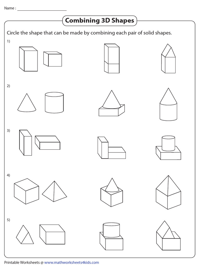 Combine 3d Shapes | PDF