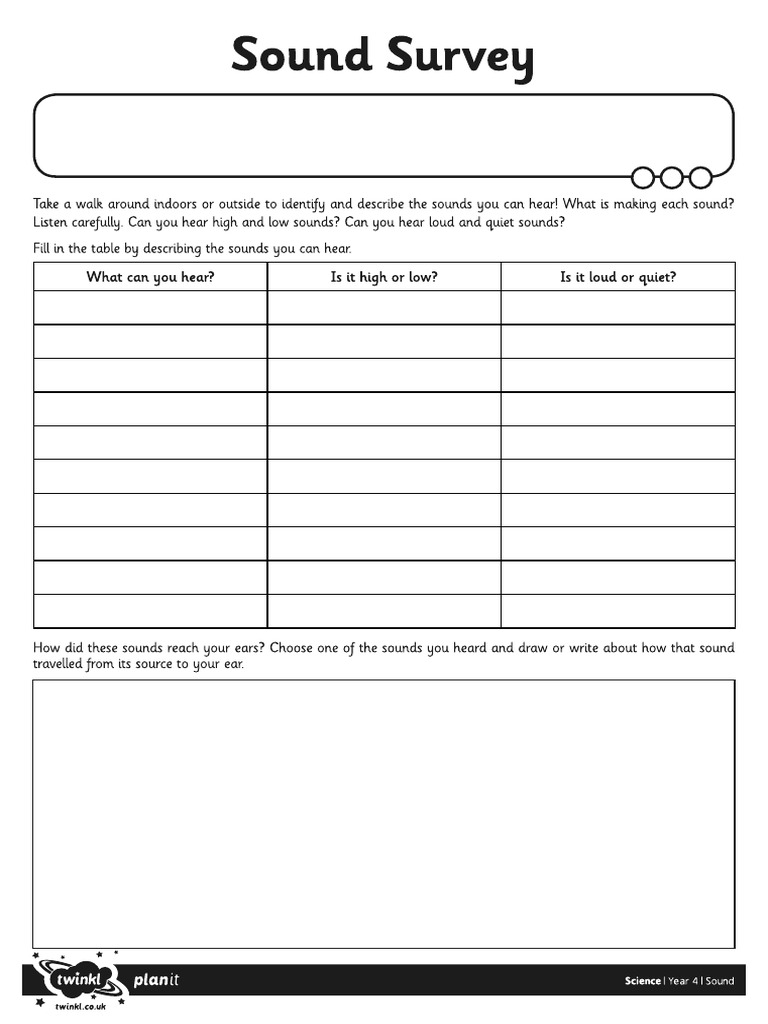 Sound Survey | PDF