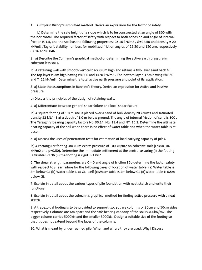 Long Questions | PDF