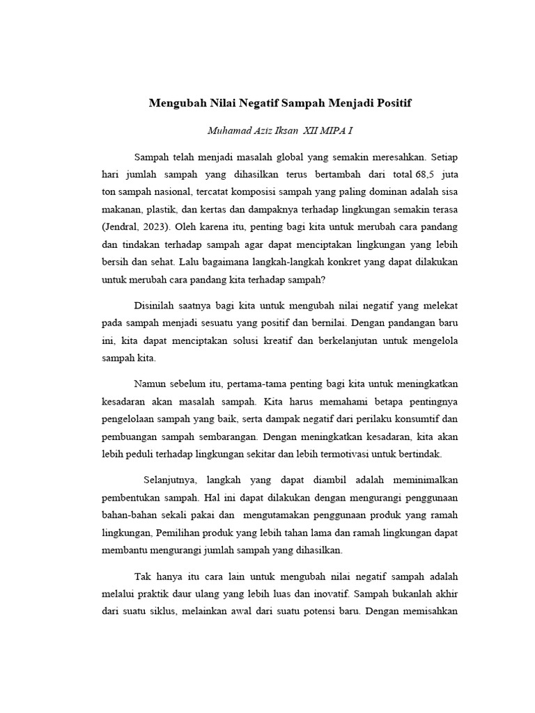 12 MIPA 1 - Muhamad Aziz Iksan - Agitsni Hikmatun Nazilah S.Pd. | PDF