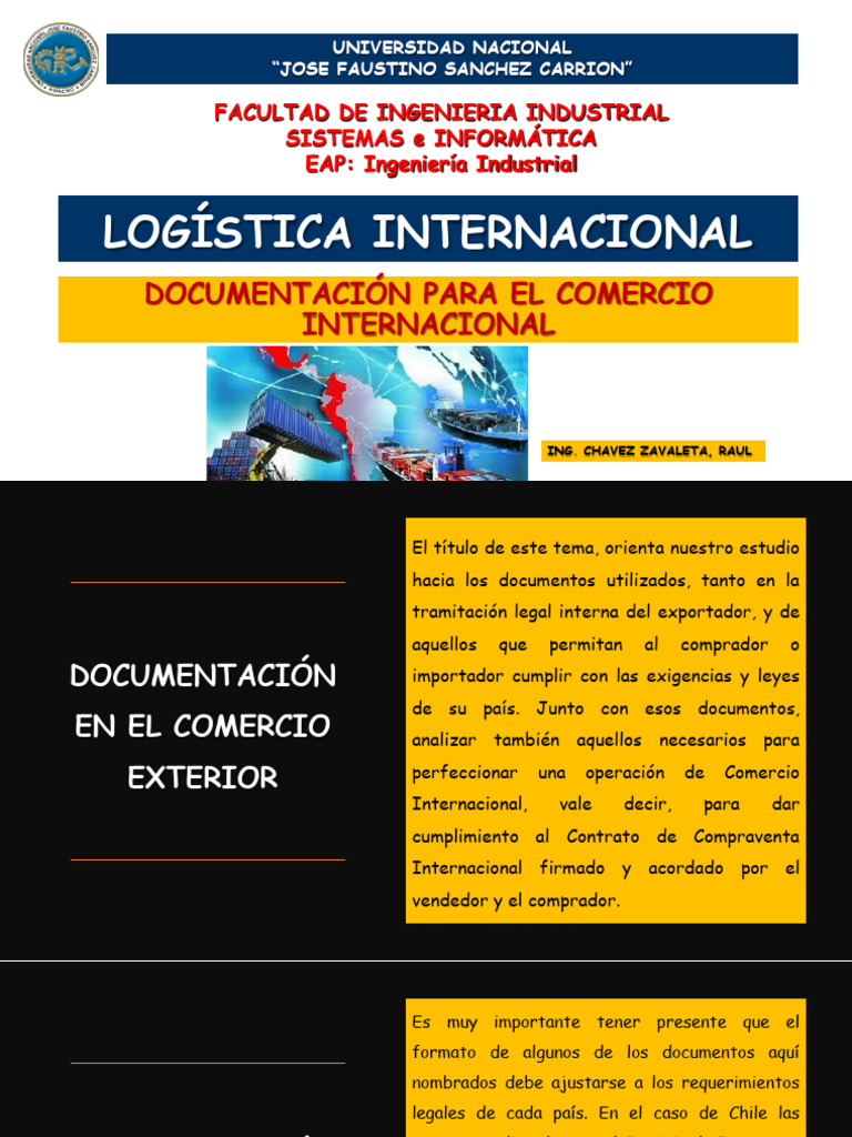 Clase - Documentos de Comercio Internacional | PDF | Factura | El ...