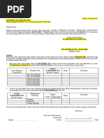 Contoh Surat Tanggapan SPHP | PDF