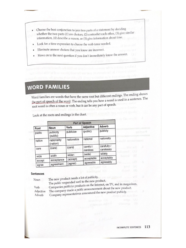 113-115 Word Families | PDF