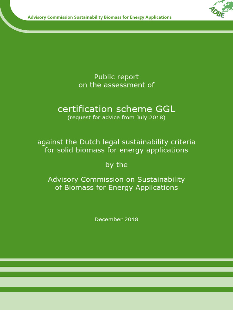 GGL Certification Scheme Assessment Report | PDF | Forest Stewardship ...