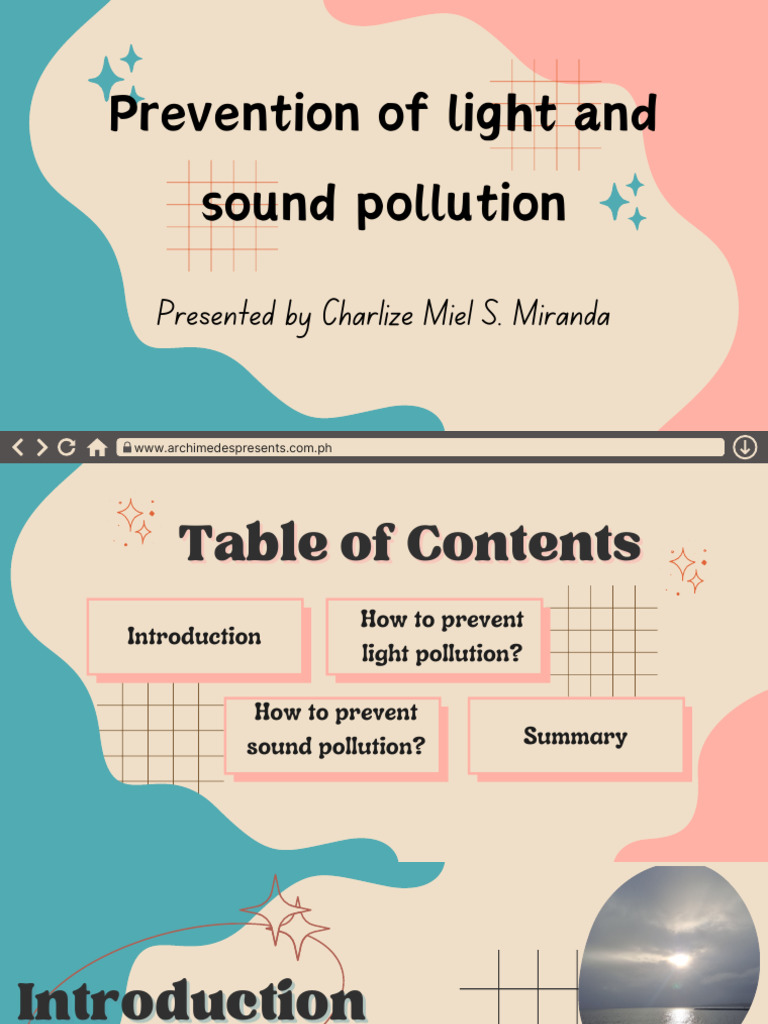 Prevention of Light and Sound Pollution - 20240227 - 185054 - 0000 | PDF