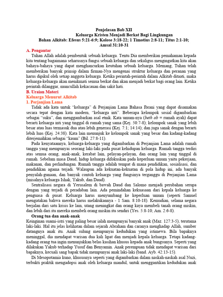 Materi Bab 12 Kelas 11 Genap | PDF | Agama & Spiritualitas