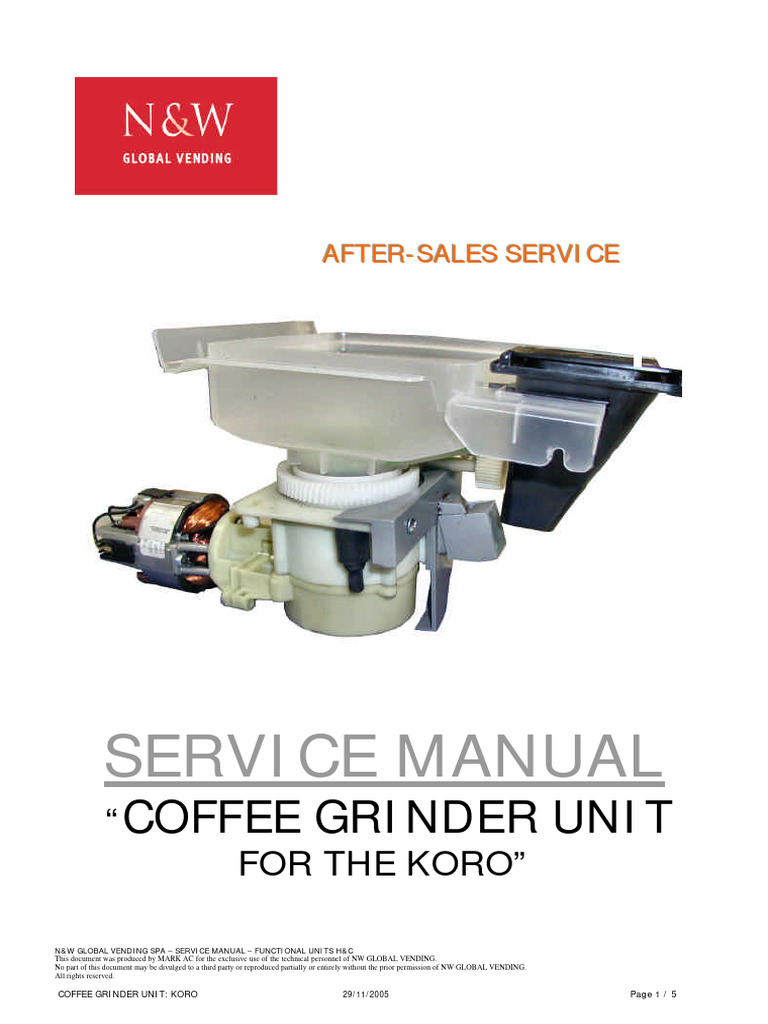 Koro Coffee Grinder Guide | PDF | Grinding (Abrasive Cutting ...