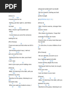 Ed Sheeran's "Perfect" Lyrics | PDF