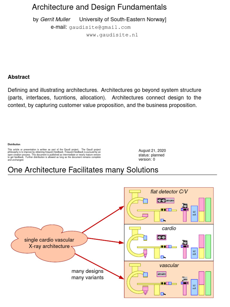 Architecture and Design Fundamentals Slides | PDF | Life Cycle ...