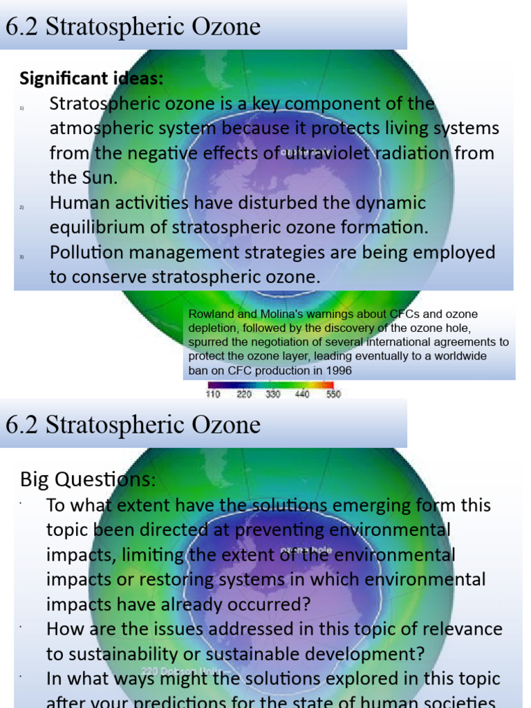 Ozone Layer Protection and CFC Impact | PDF | Ozone Depletion ...