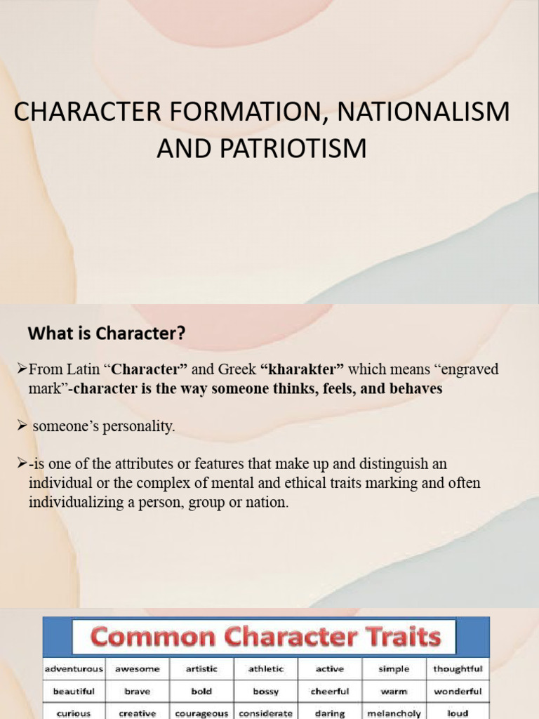 CFLM 1 Prelim | PDF | Nationalism | Morality