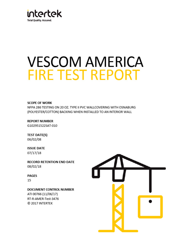Nfpa 286 | PDF | Drywall | Framing (Construction)