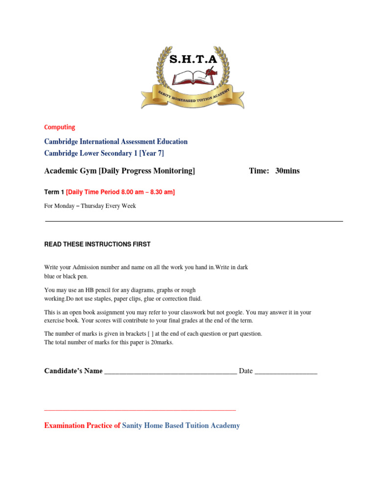 MYLES - Computing | PDF | Information And Communications Technology | Computer Engineering