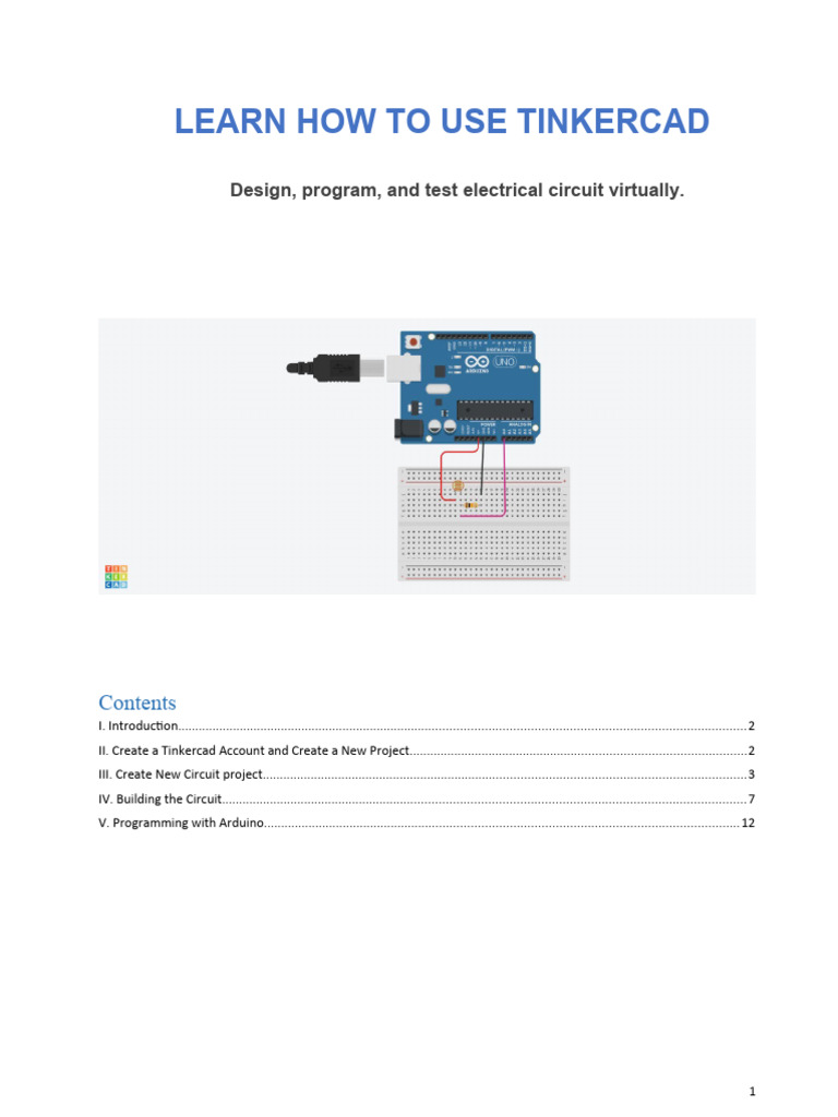 3c Tinkercad Arduino Simulator Tutorial Pdf 3 D Computer Graphics