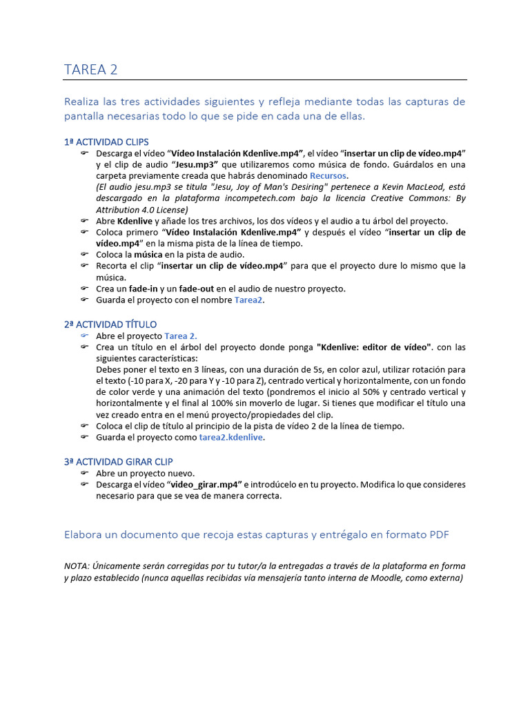 Enunciado TAREA2 | PDF