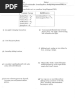 Free Body Practice Problems | PDF