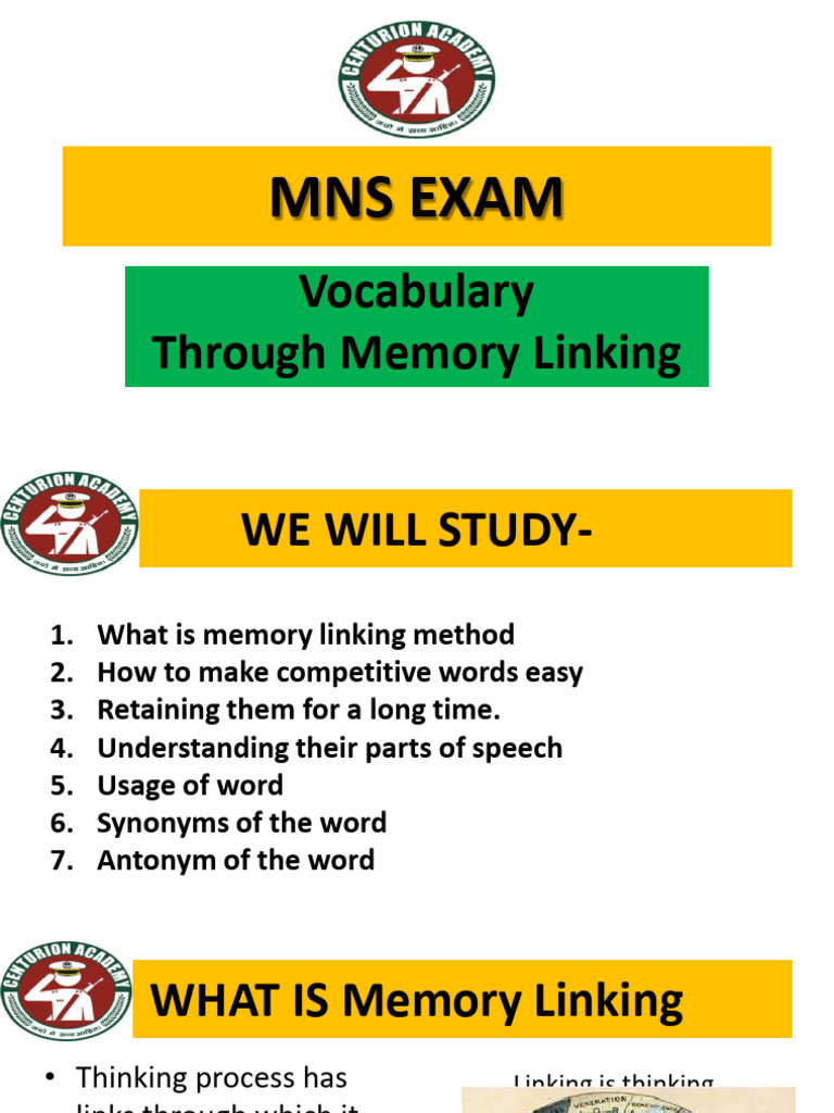 Mns Exam: Vocabulary Through Memory Linking | PDF | Spleen