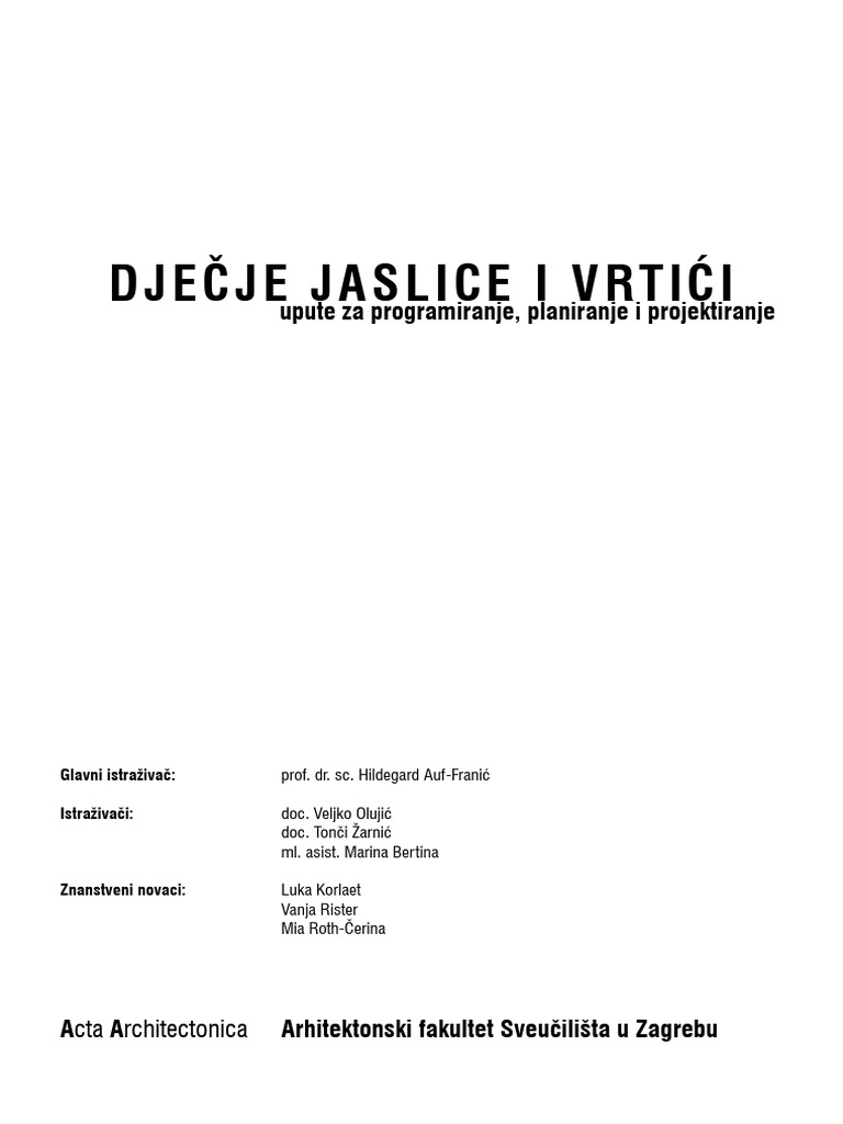 Vrtici Skripta Za Tisak | PDF