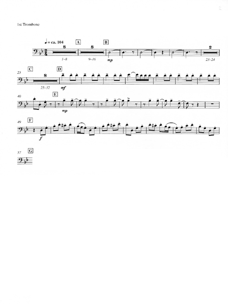 Trombone 1 | PDF