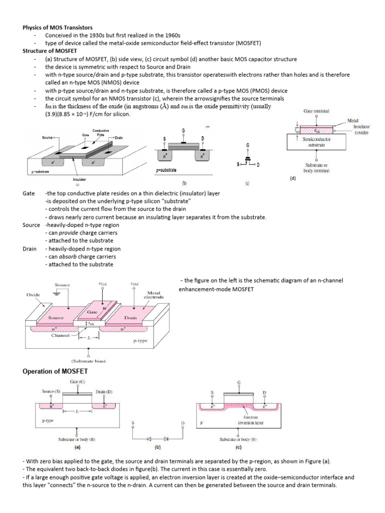 Vlsi Topic2b | PDF | Mosfet | Field Effect Transistor