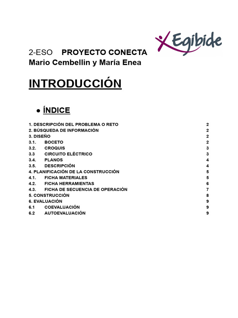Proyecto Conecta | PDF