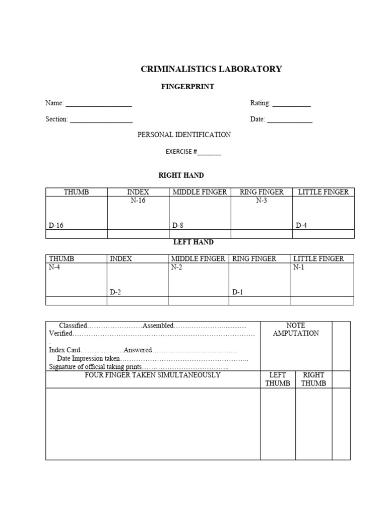 Fingerprint Pdf Fingerprint Adhesive