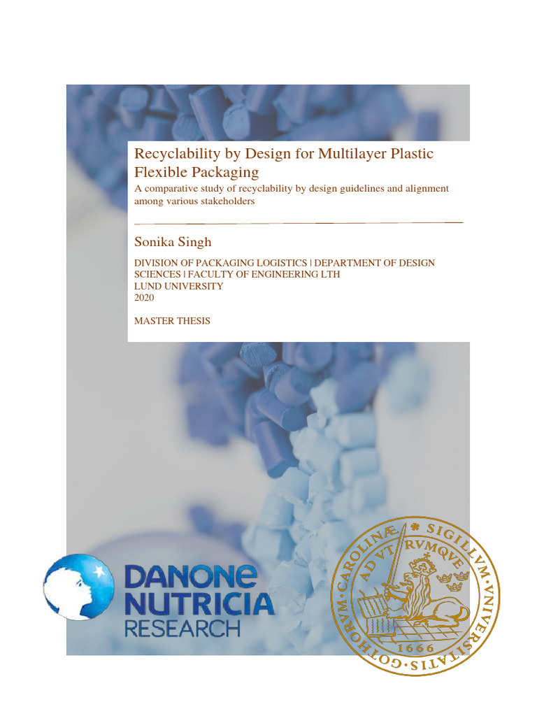 Recyclability by Design For Multilayer Plastic | PDF