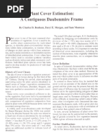 Daubenmire Method for Vegetation Analysis | PDF | Student's T Test ...